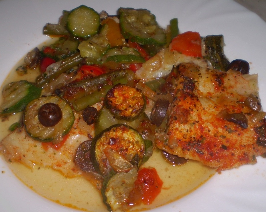 Recept: Pečená ryba se zeleninou | Tradičnírecepty.cz