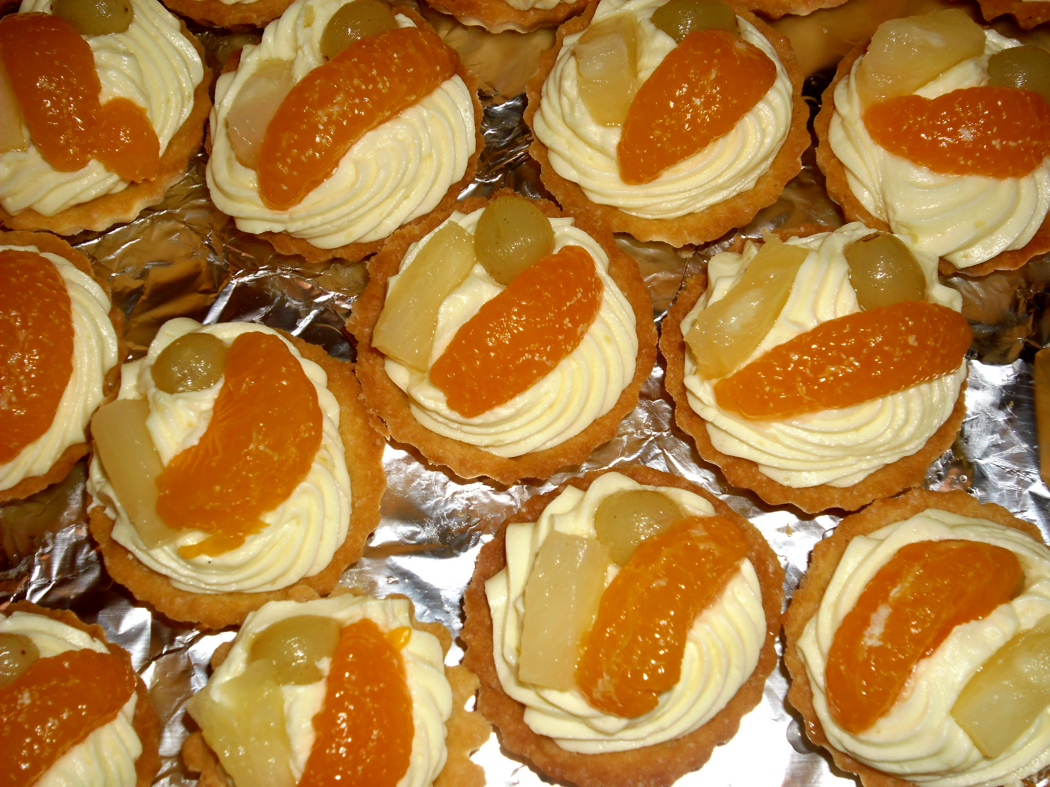 Recept: Košíčky s krémem a ovocem 2 | Tradičnírecepty.cz