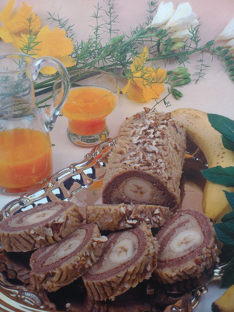 Recept: Banánová roláda | Tradičnírecepty.cz