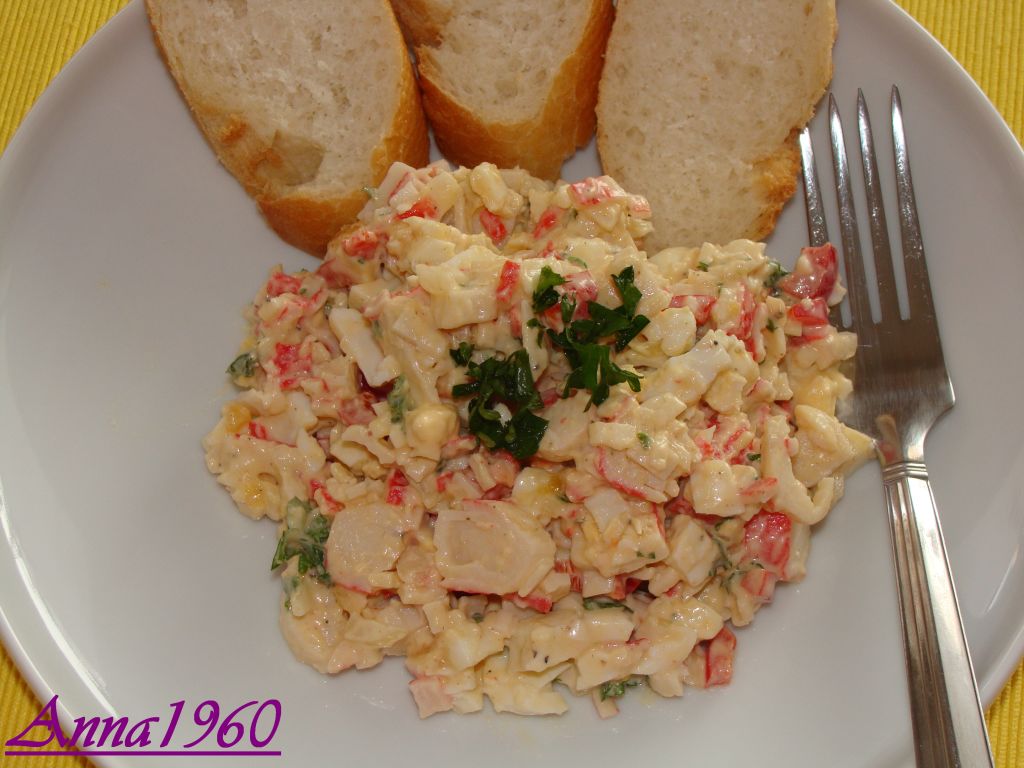 Recept: Surimi salát. | Tradičnírecepty.cz