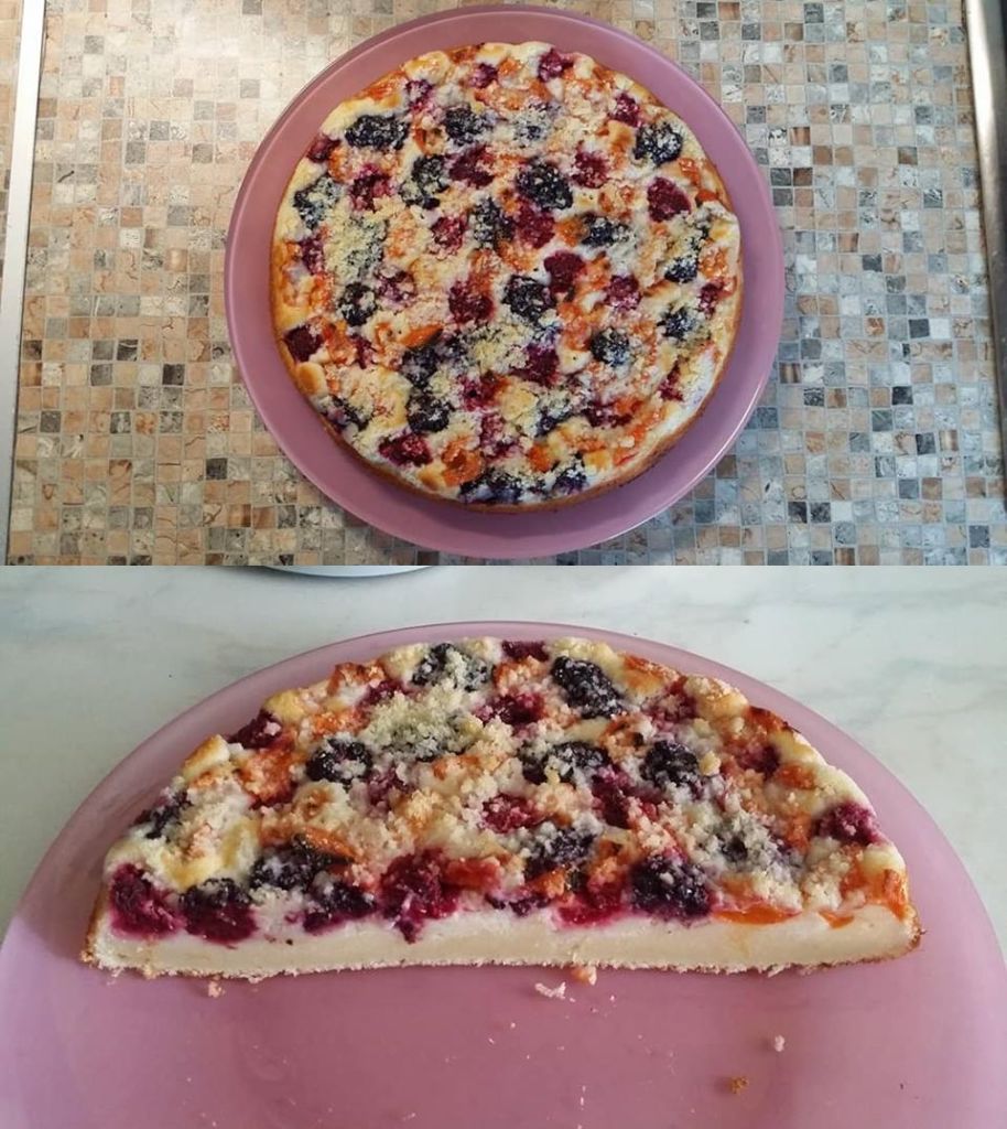 Recept: Tvarohový koláč s lesním ovocem | Tradičnírecepty.cz Recept: Tvarohový koláč s lesním ovocem | Tradičnírecepty.cz